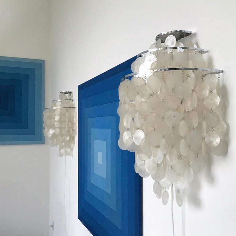Original FUN 1MW Wall Sconces by Verner Panton for Lüber, Switzerland ...