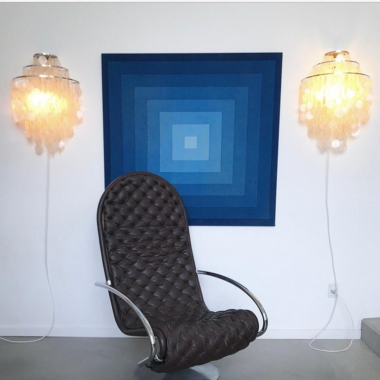 Original FUN 1MW Wall Sconces by Verner Panton for Lüber, Switzerland ...