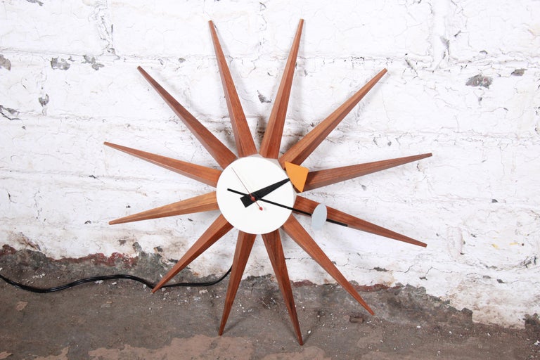 Original George Nelson for Howard Miller Midcentury Sunburst Spike ...