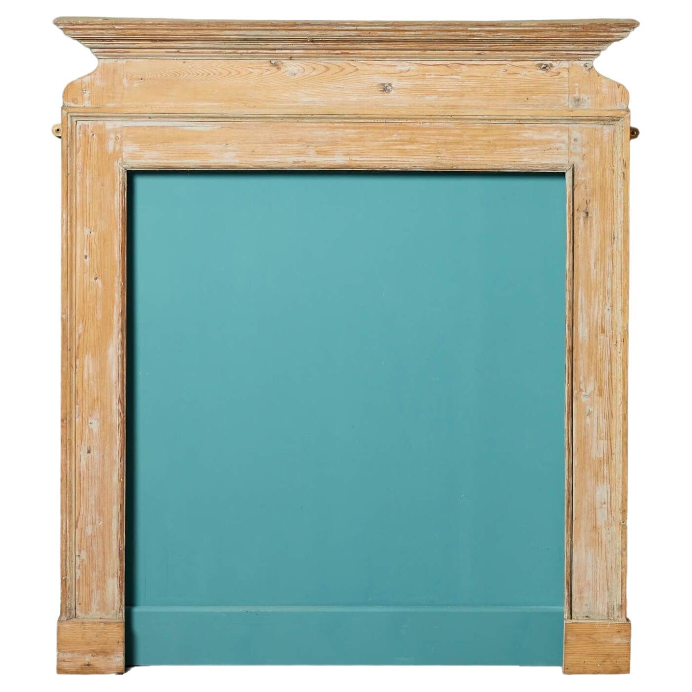 Original Georgian Stripped Pine Fire Mantel For Sale at 1stDibs