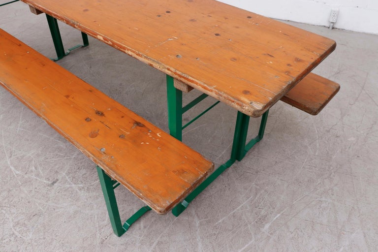 Original German Beer Garden Table and Bench Sets at 1stDibs