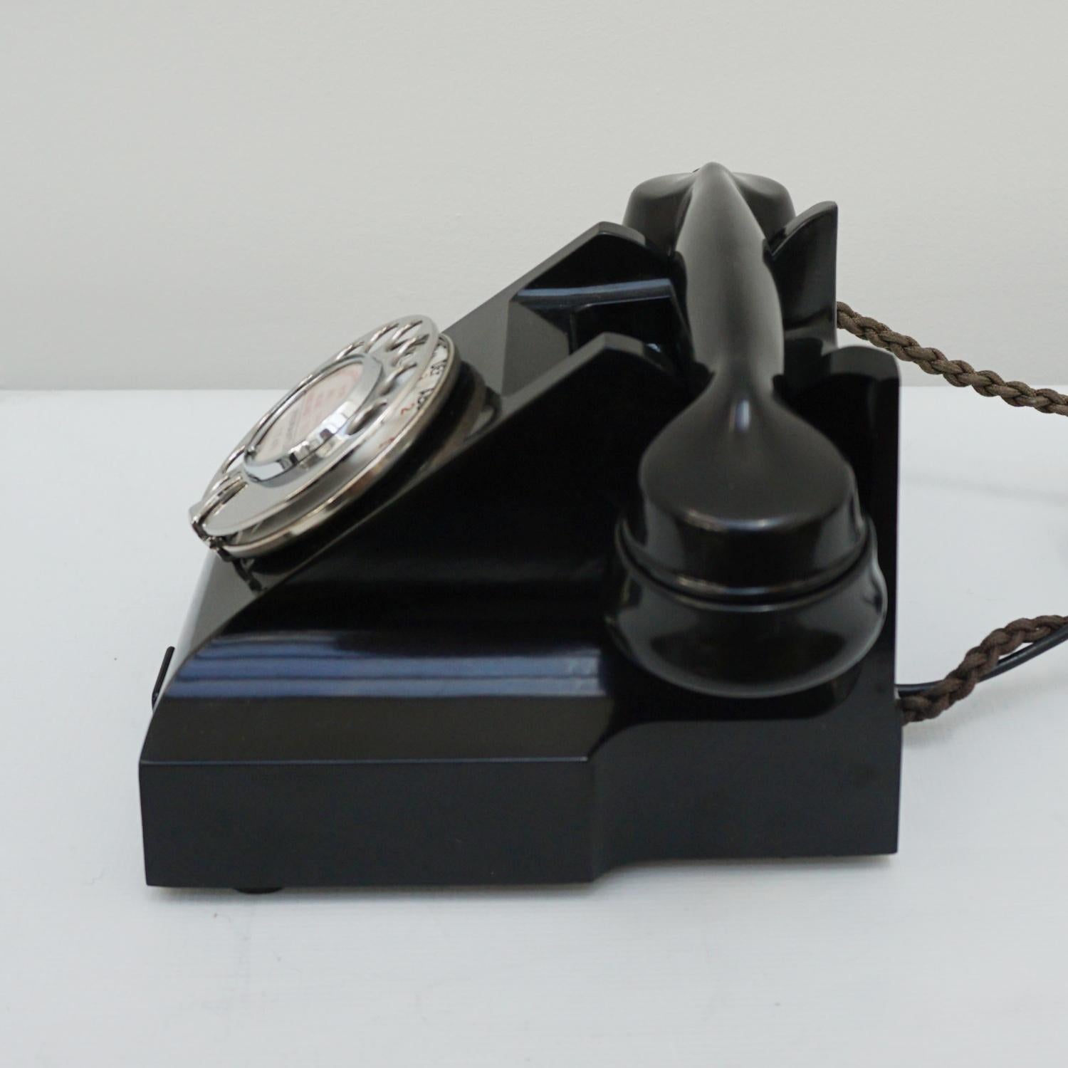 Original GPO Model 332L Black Bakelite Telephone Full Working Order at ...