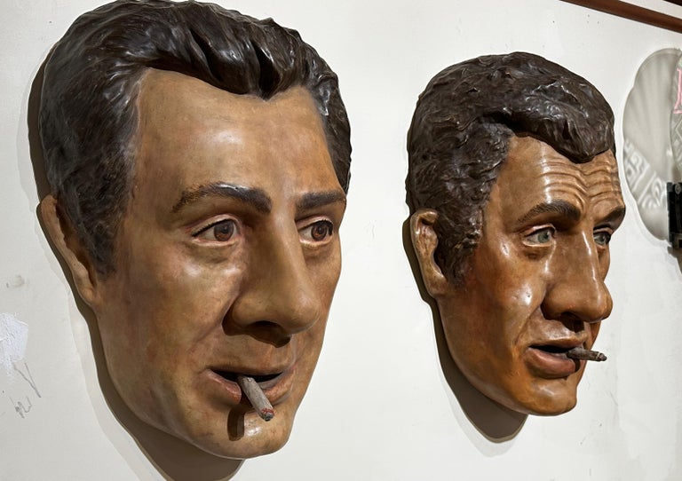 Original Hand Made Art Mask Marcello Mastroianni For Sale at 1stDibs