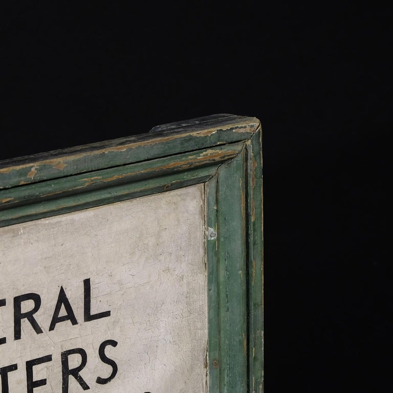 Original Hand Painted Wooden Sign for a Marine Shop, English, 1920s For ...