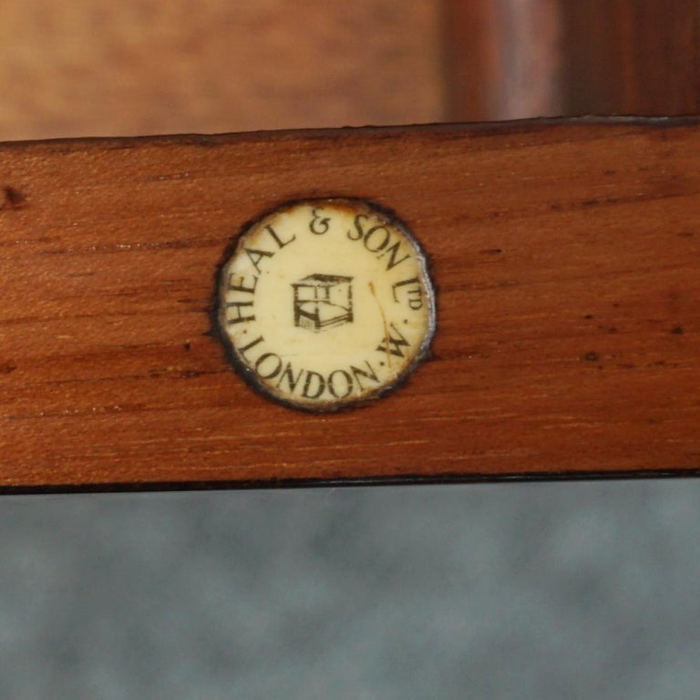 Original Heal's of London Art Deco Satin Birch and Walnut Desk For Sale ...