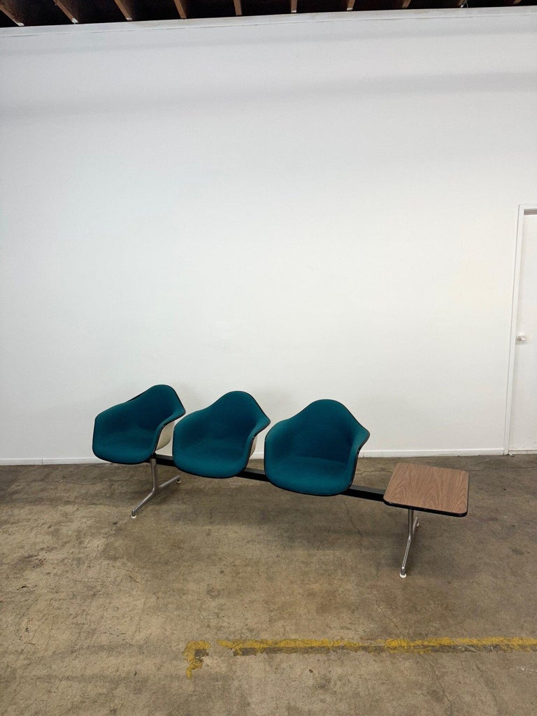 Original Herman Miller Fiberglass Tandem Bench For Sale at 1stDibs