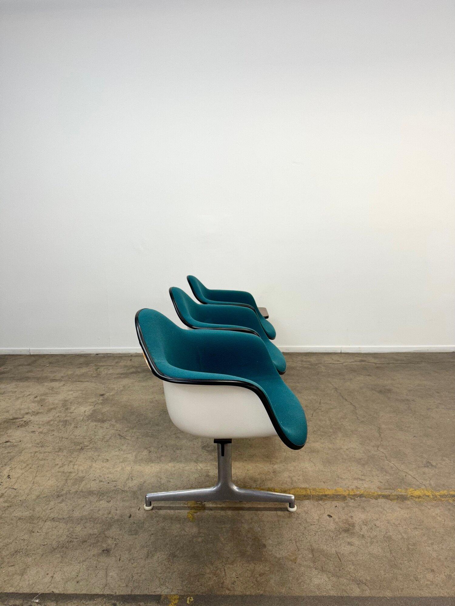 Original Herman Miller Fiberglass Tandem Bench For Sale at 1stDibs