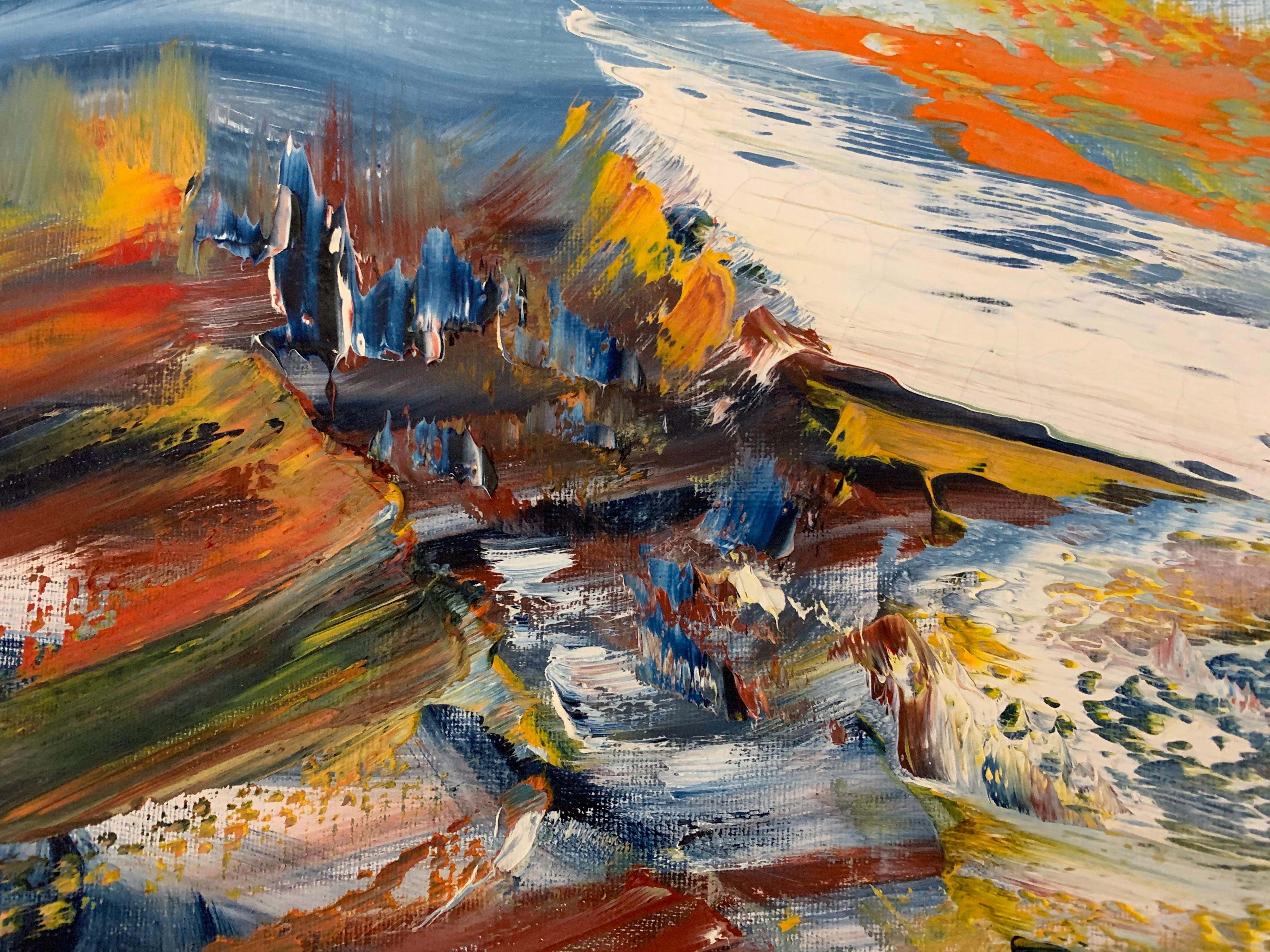 Original Jean Jacques Plisson Signed Oil Painting Seascape Sea Work of ...