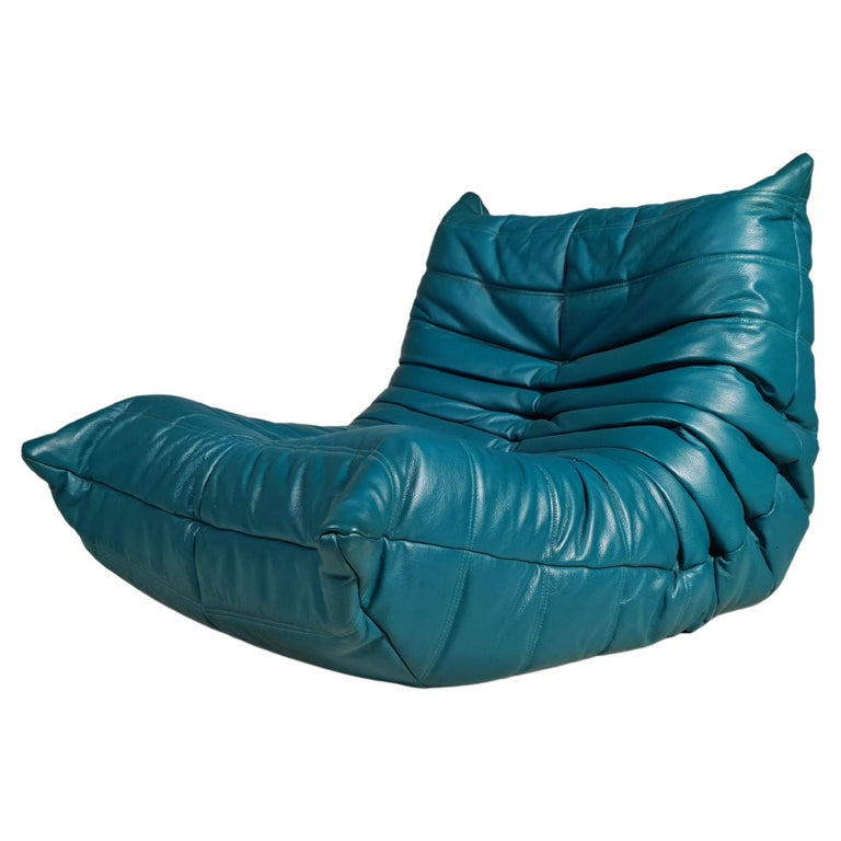 Original Leather Togo Chair by Michel Ducaroy for Ligne Roset, 1970s at ...