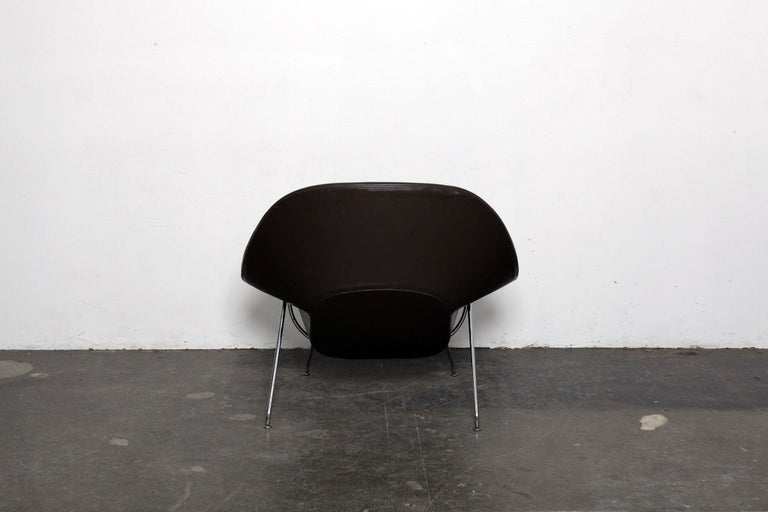 Original Leather 'Womb' Chair by Eero Saarinen for Knoll at 1stDibs