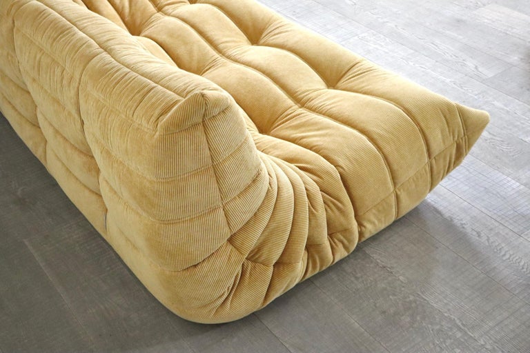 Original Ligne Roset Togo Seating Group in Mustard Corduroy by Michel ...