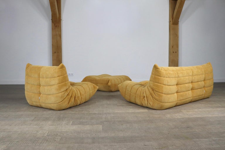 Original Ligne Roset Togo Seating Group in Mustard Corduroy by Michel ...