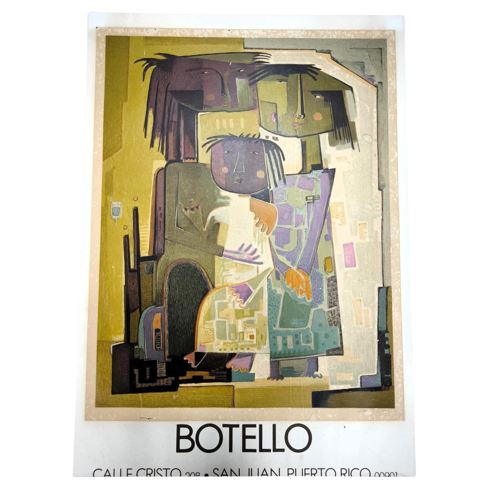 Original Lithographic Poster by Ángel Botello For Sale at 1stDibs