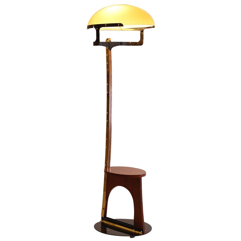 Original Luigi Blau Vienna 1989 Modern Floor Lamp Woka Art Collection ...