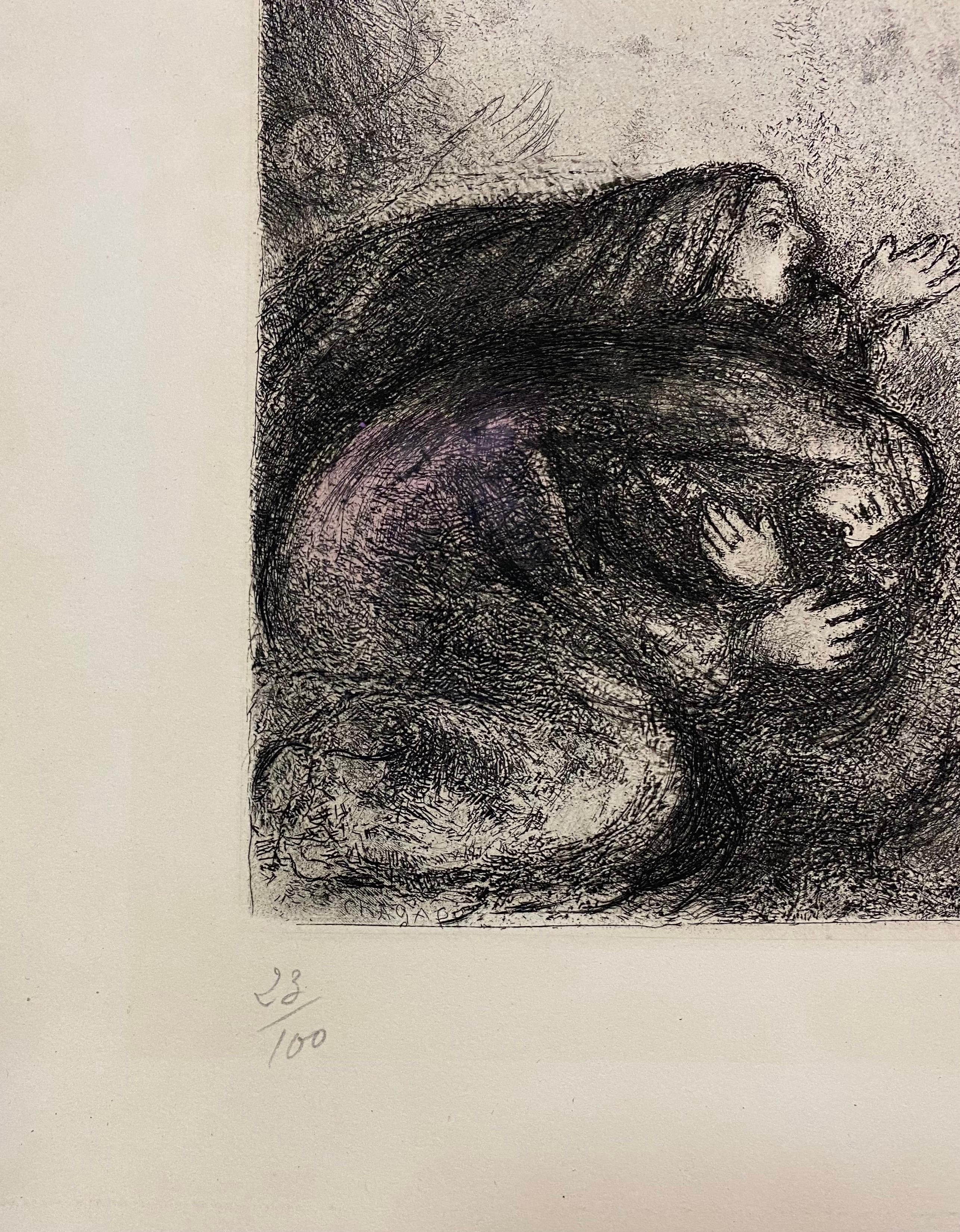 Original Marc Chagall Etching Hand Signed and Numbered “Sacrifice of ...