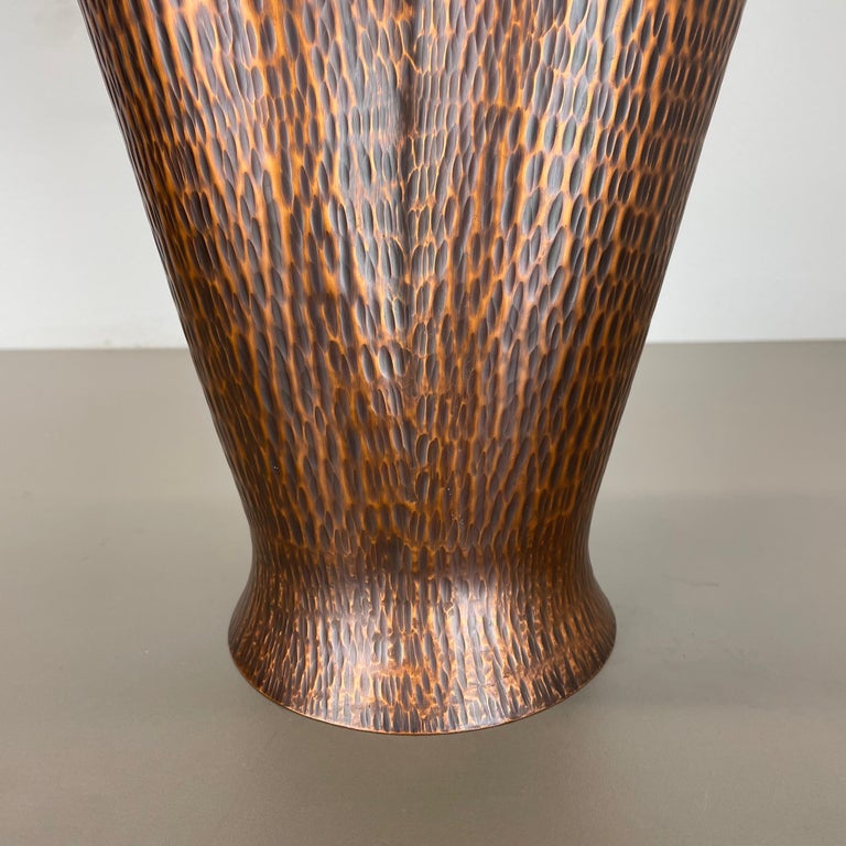Original Metal Copper Brutalist Hollywood Regency Umbrella Stand ...