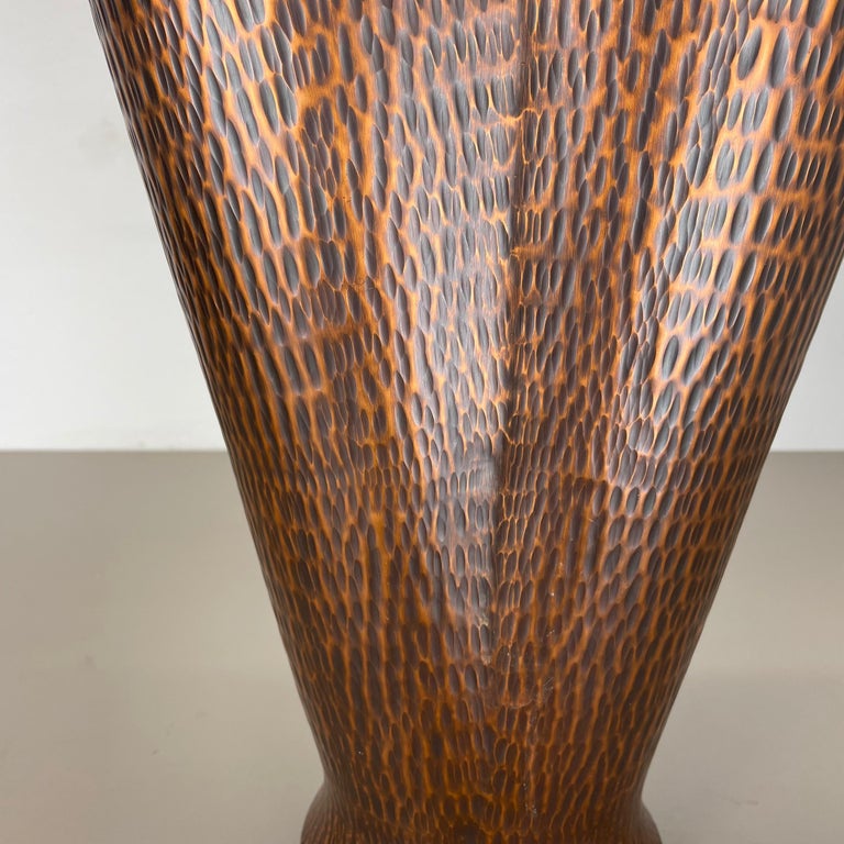 Original Metal Copper Brutalist Hollywood Regency Umbrella Stand ...