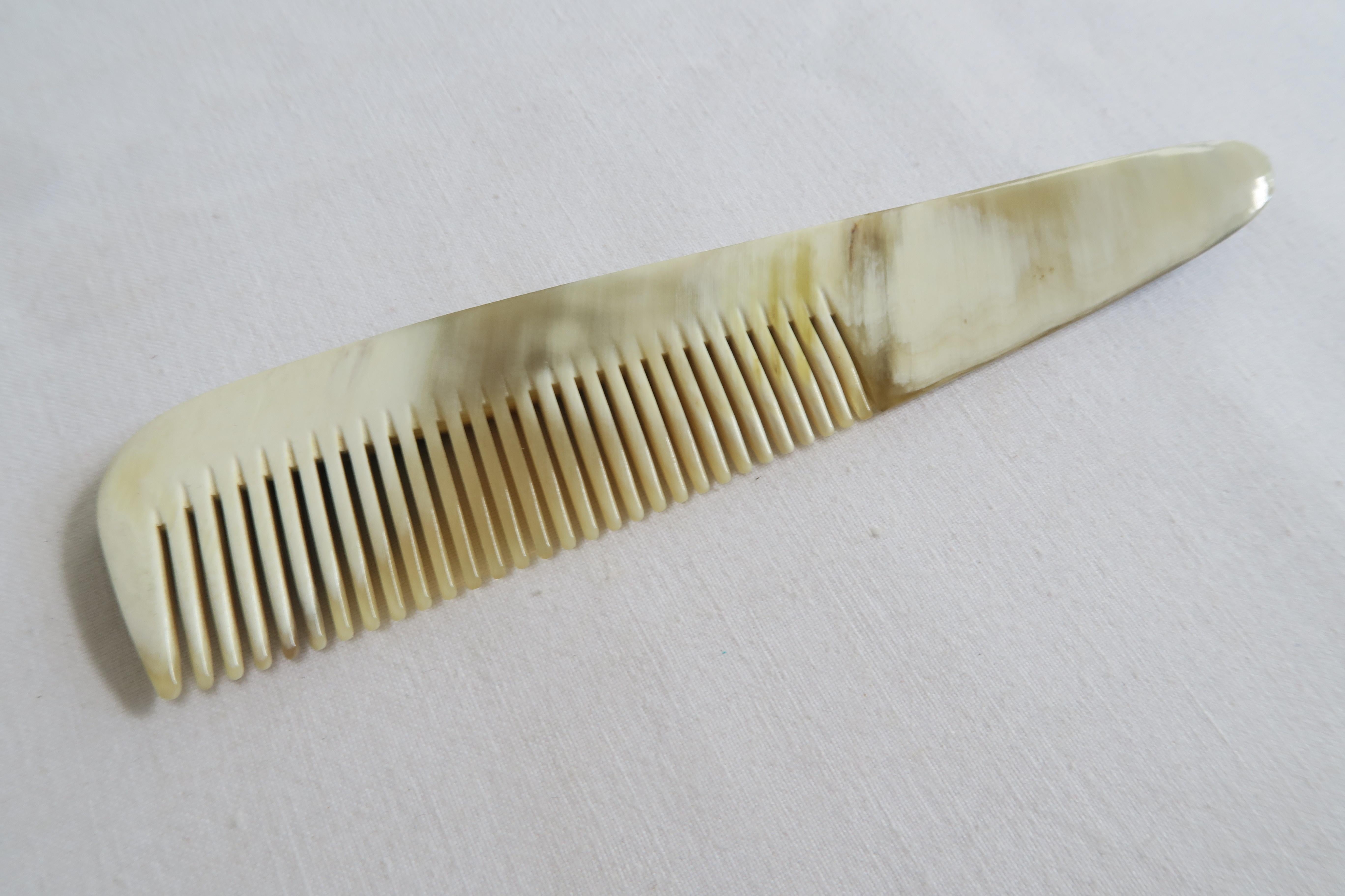 Original Midcentury Auböck Comb Made from Horn For Sale at 1stDibs