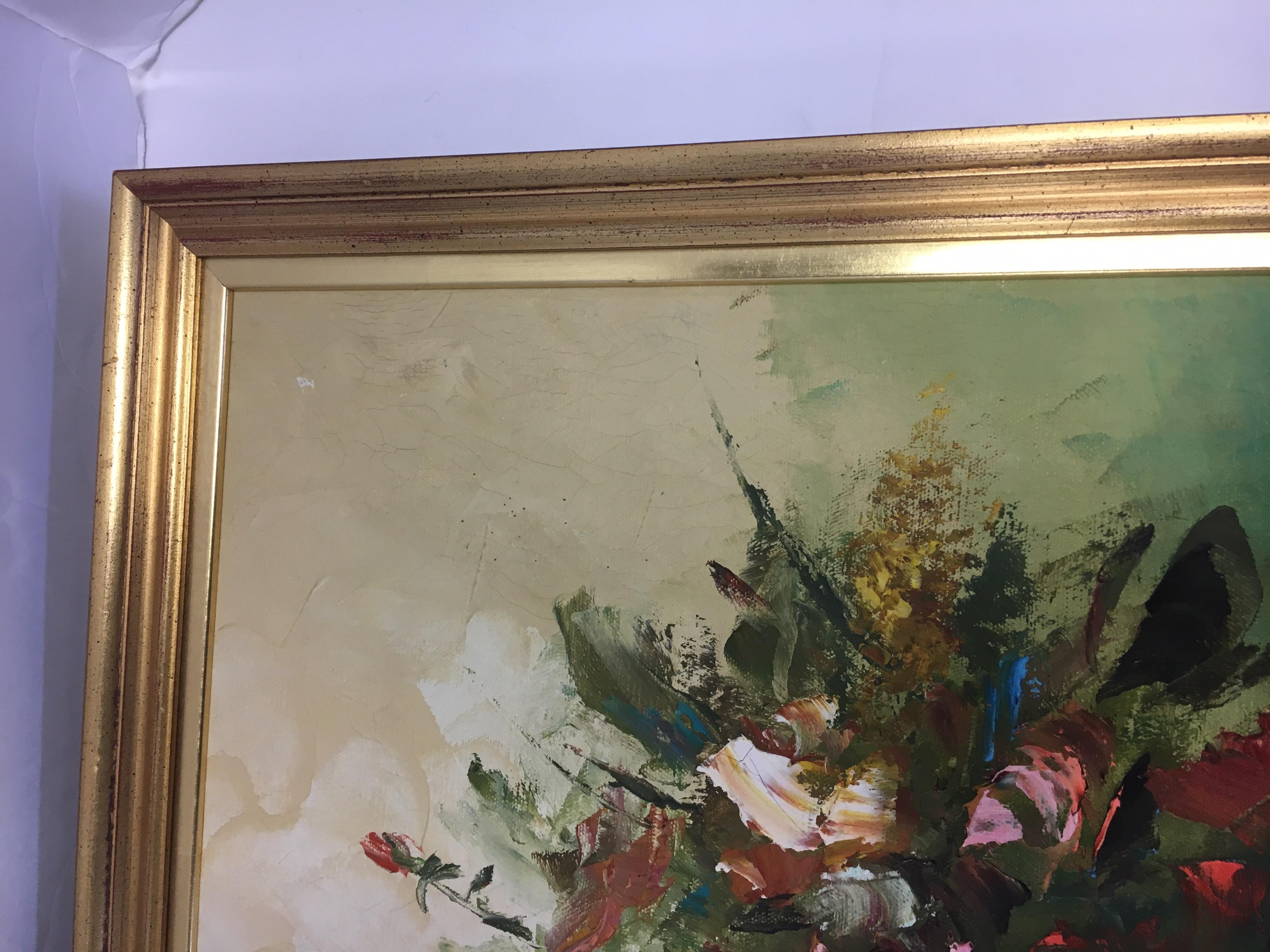 Original Mid-Century Modern Artist Signed Painting Tom Wolf at 1stDibs ...