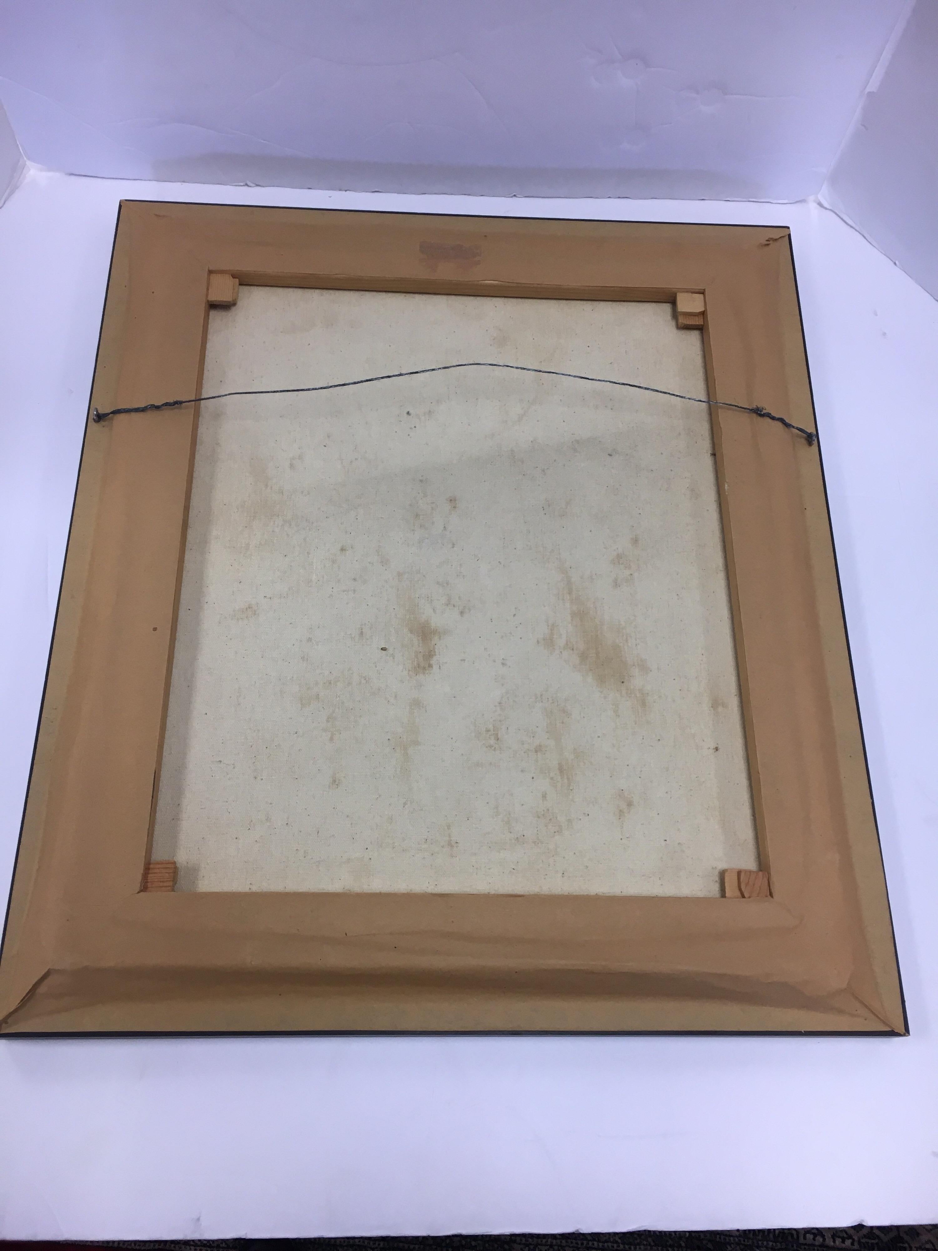 Original Mid-Century Modern Artist Signed Painting Tom Wolf at 1stDibs ...