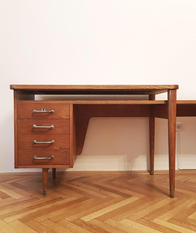 Original Midcentury Office Desk from 1950s For Sale at 1stDibs