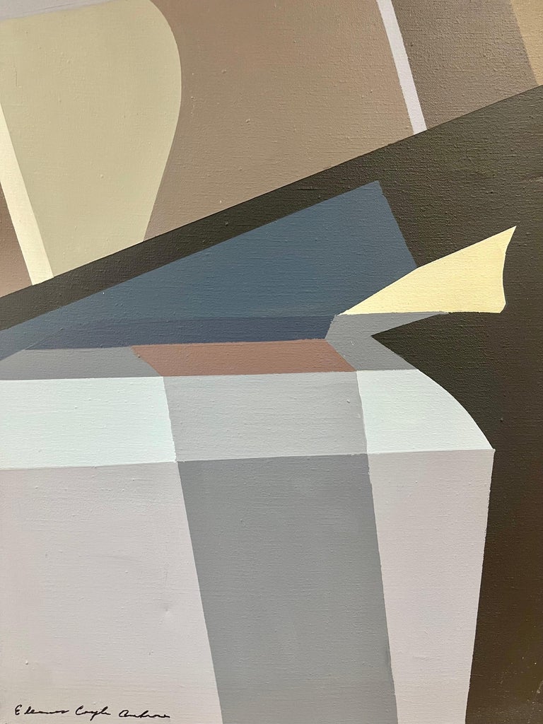 Original Midcentury Style Abstract Painting by Eleanor Clyde Ambrose ...