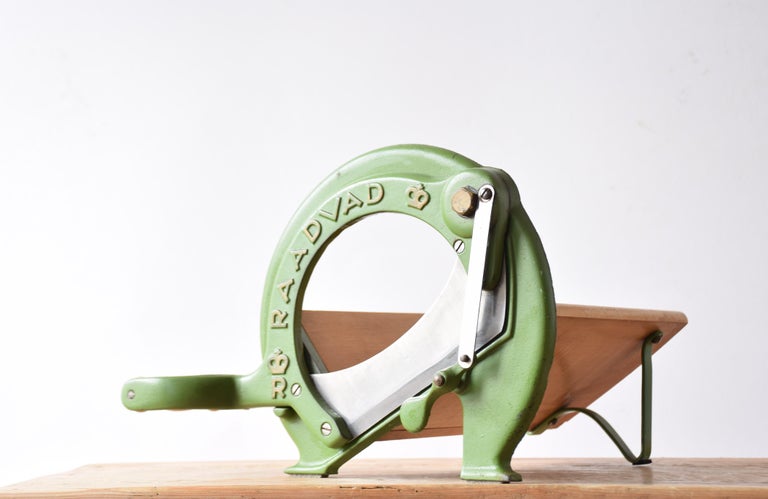 Original Midcentury Danish Long Green Raadvad Bread Slicer by Ove ...