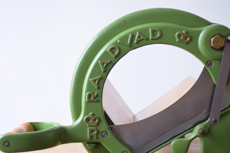 Original Midcentury Danish Long Green Raadvad Bread Slicer by Ove ...