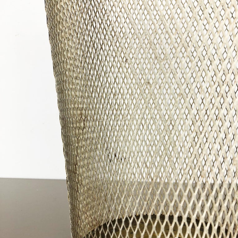 Original Midcentury Metal Brass Bauhaus Waste Paper Bin, France, 1950s ...