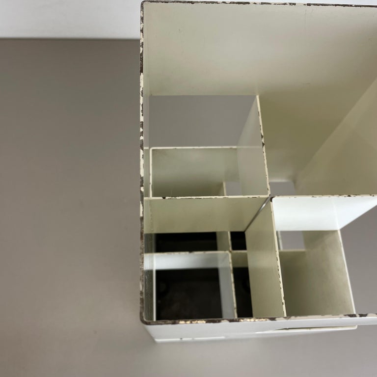 Original Modernist Cubic Pop Art Metal Umbrella Stand, France, 1970s ...