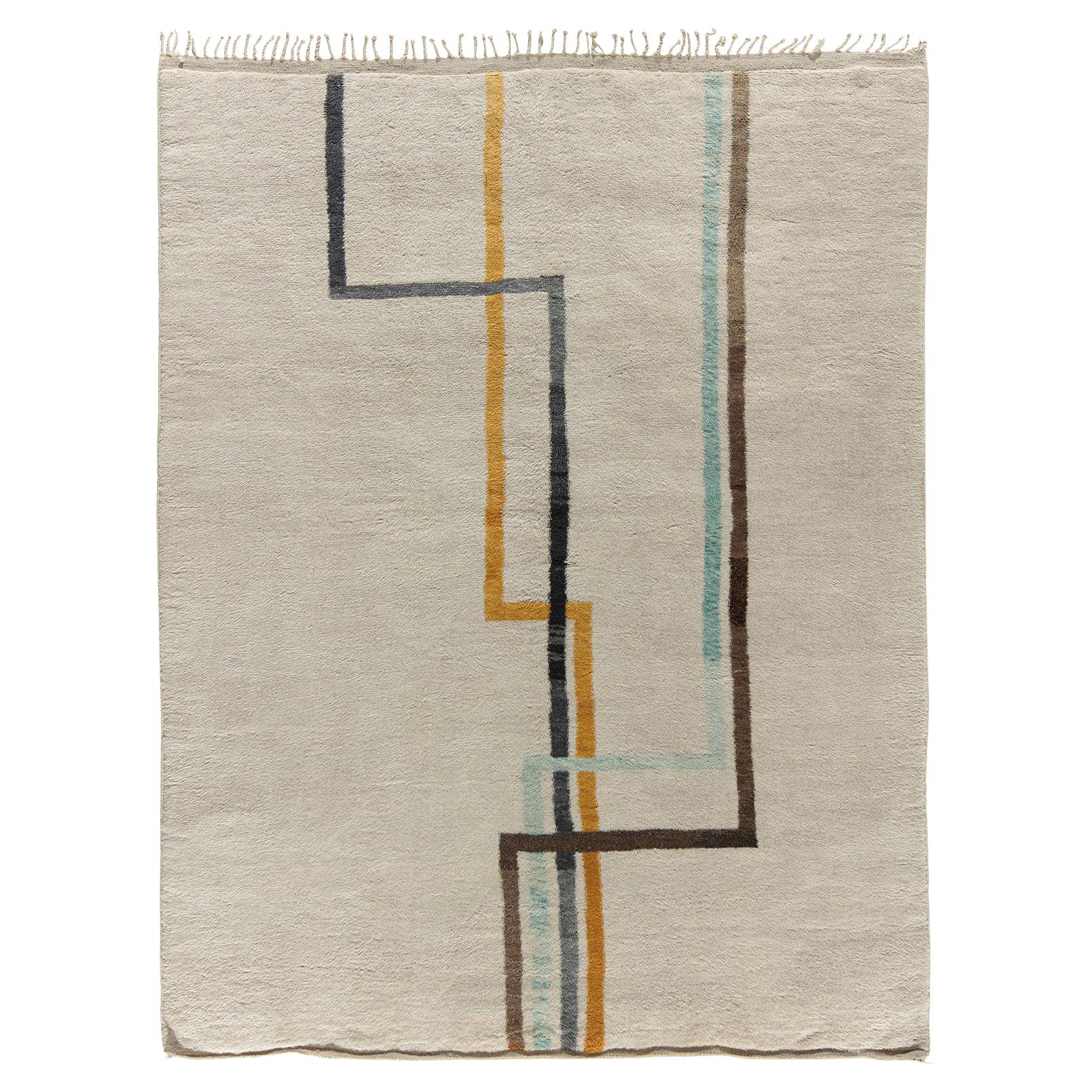 Original Beni Ourain Berber Style Moroccan Rug For Sale at 1stDibs