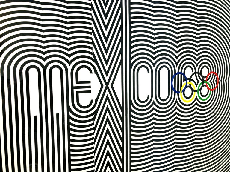 Original Official Poster of the 1968 Olympic Games in Mexico City ...