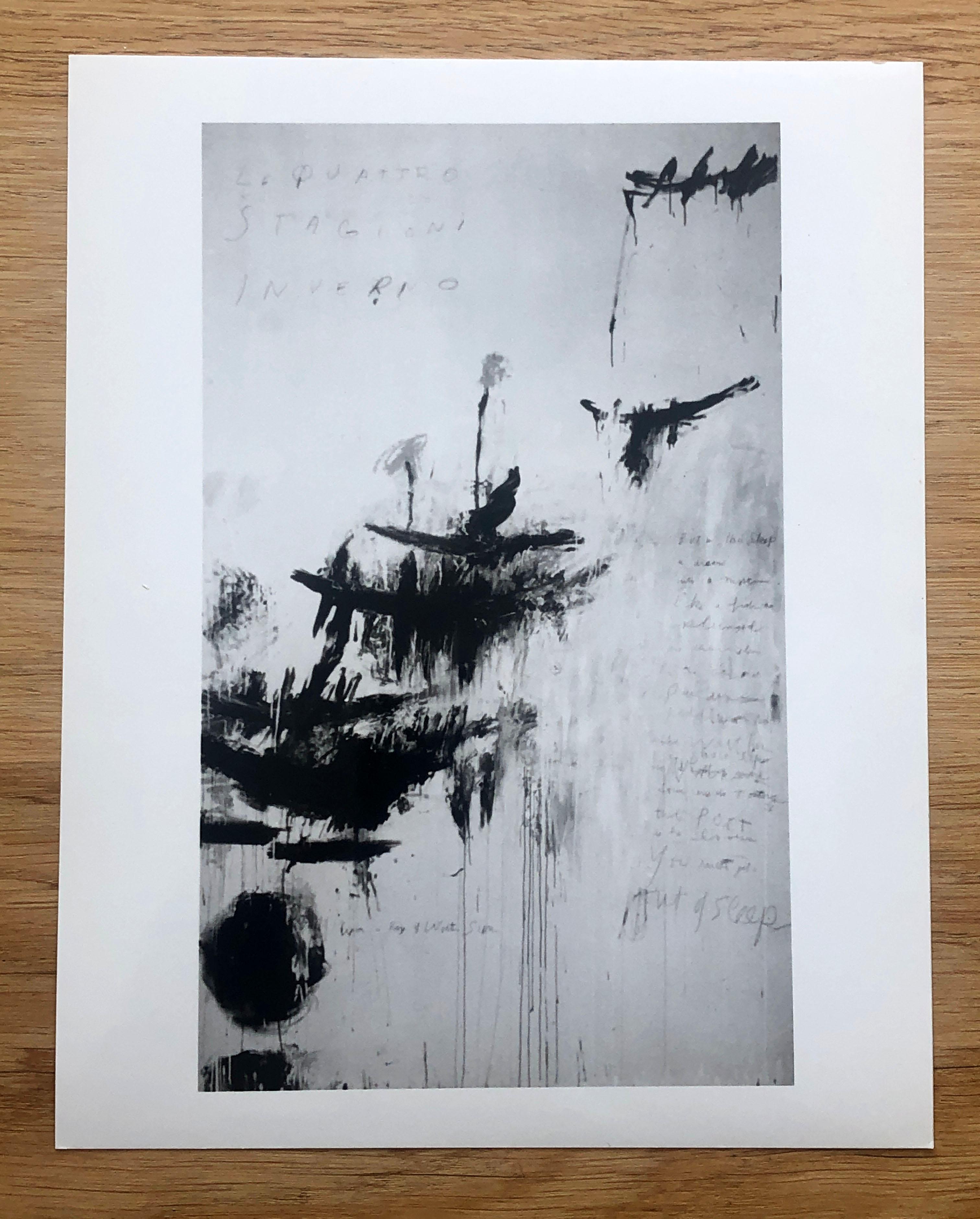 Original official press photo kit 1995 Cy Twombly exhibition: A ...