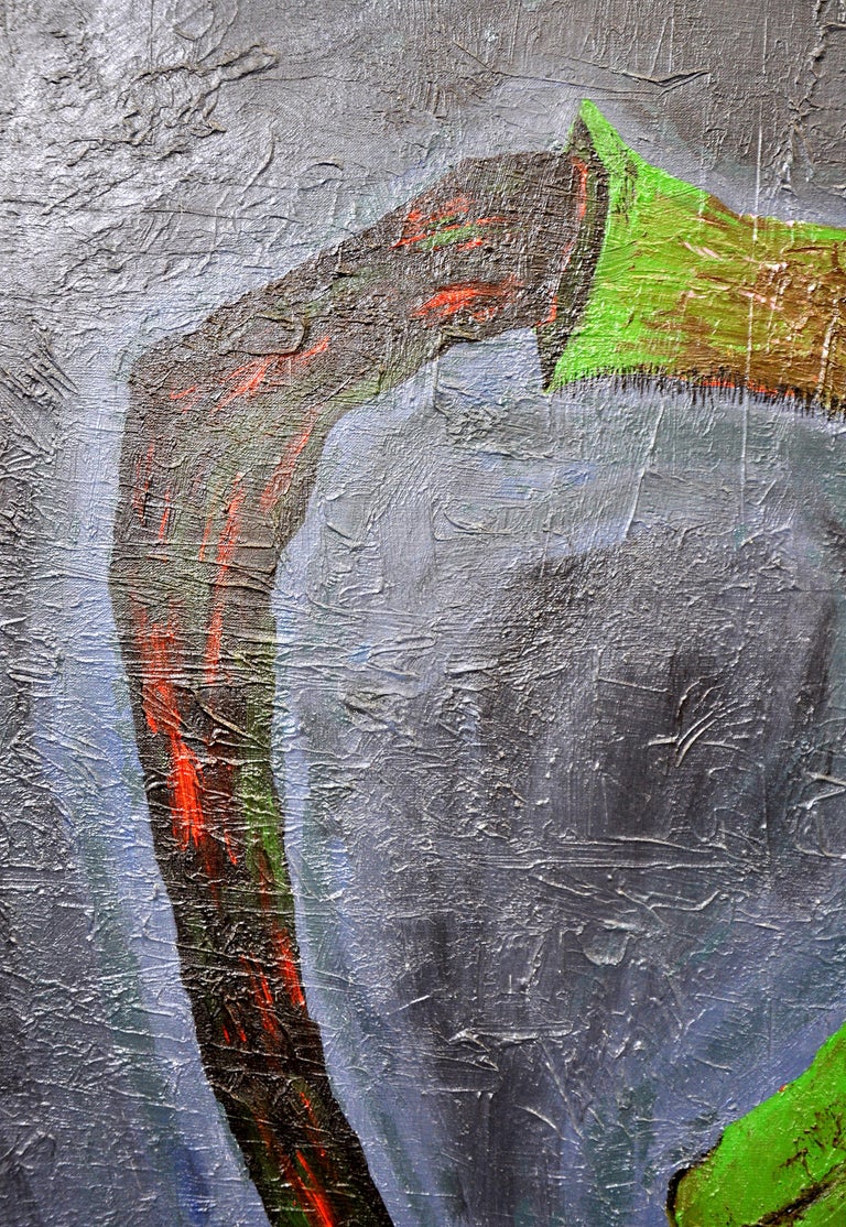 Original Oil on Canvas by Roberto Noboa, Lo de Siempre, 1994 For Sale ...