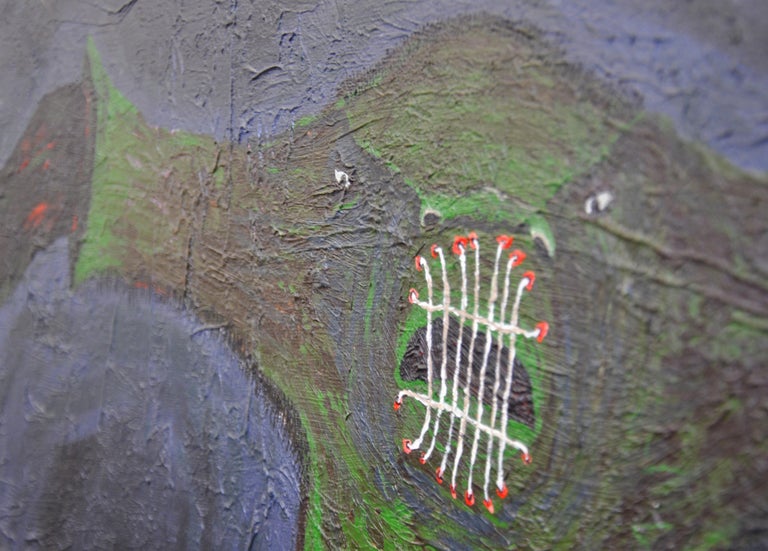 Original Oil on Canvas by Roberto Noboa, Lo de Siempre, 1994 For Sale ...