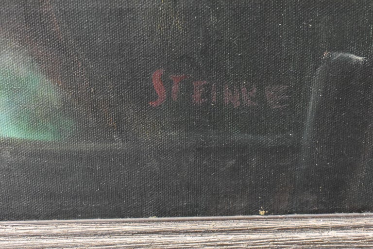 Original Oil on Canvas Michigan Artist Russell Steinke African American ...