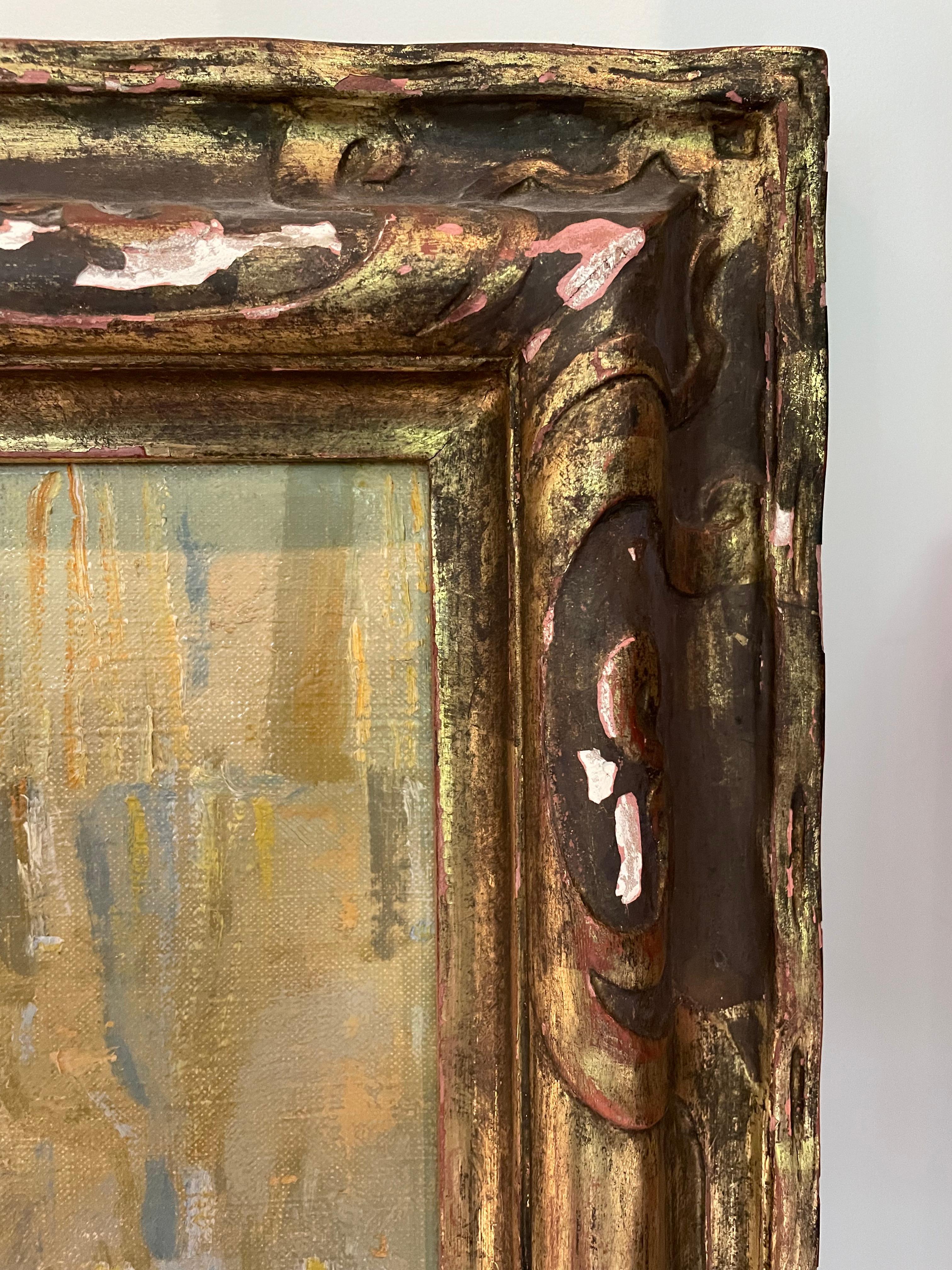 Original Oil on Canvas of Seated Woman by Julius Katzieff at 1stDibs