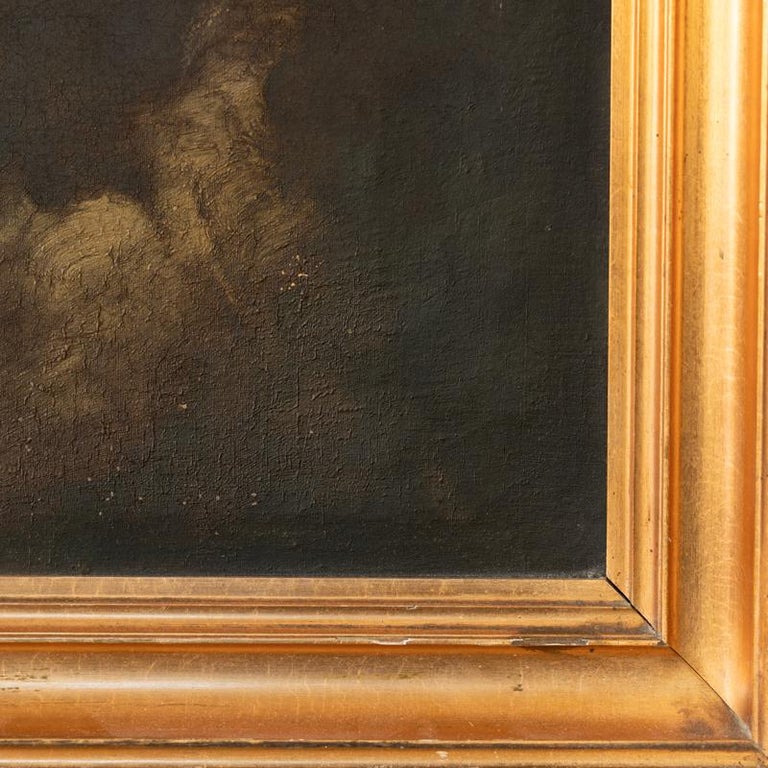 Original Oil on Canvas Painting of Putti and Grapes, Circa 1890-1920 ...