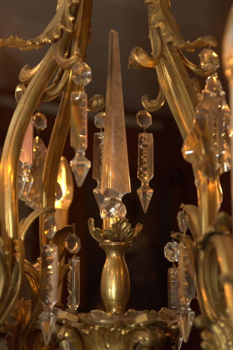 Lustre original de style Barock ancien, vers 1890 En vente sur 1stDibs