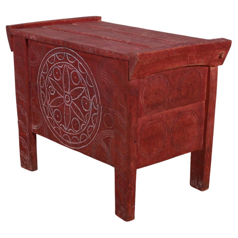Painted Mule Chest at 1stDibs