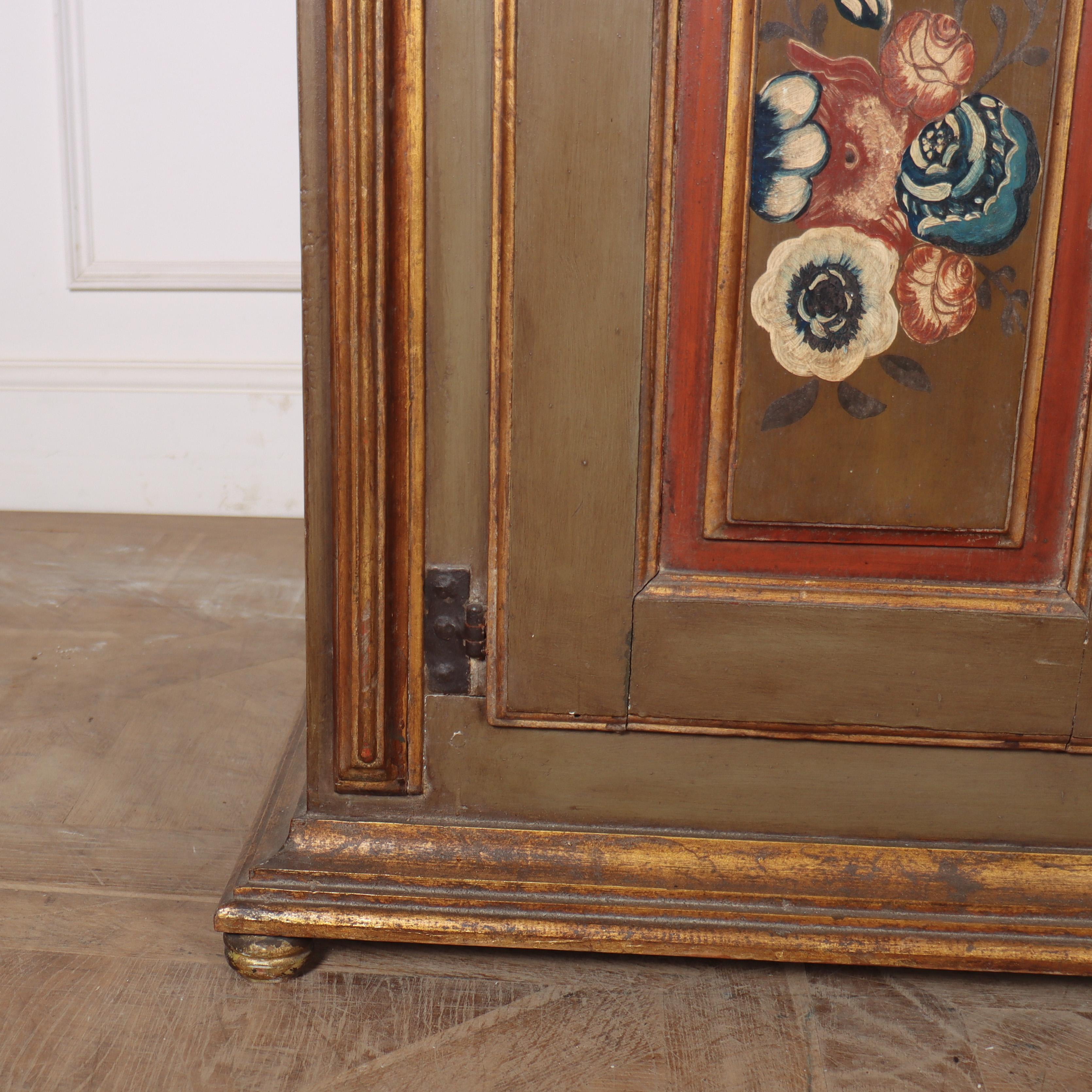 Original Painted Italian Glazed Bookcase at 1stDibs