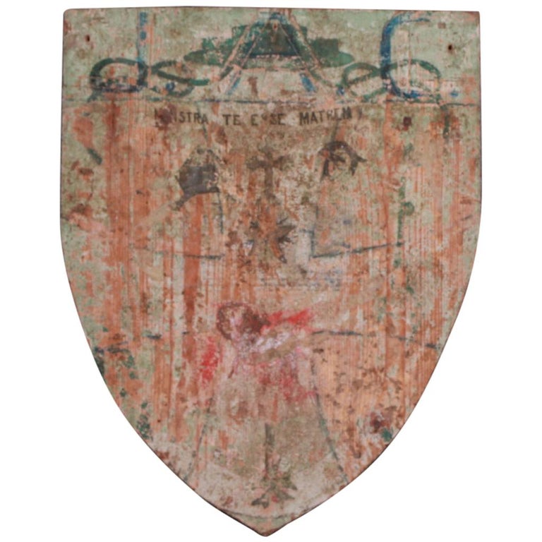 Original Painted Shield at 1stDibs