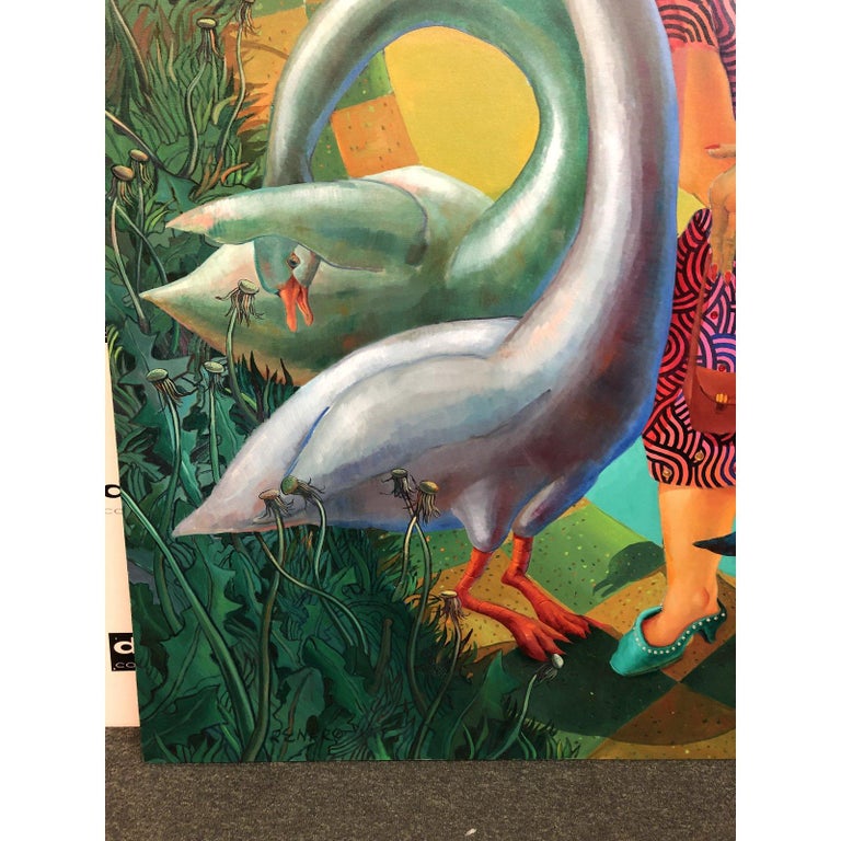 Original Painting by Austin, "Swan Lady" For Sale at 1stDibs | lady ...