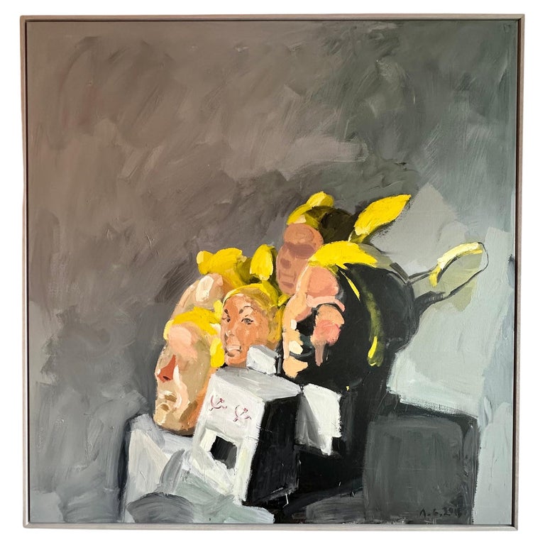 Original Painting by Listed Cuban Artist, Ahmed Gomez, "Relics" For ...