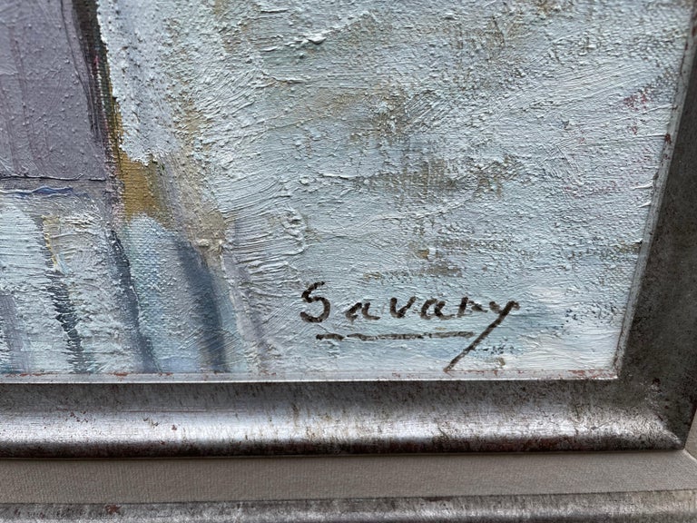 Original Painting by Parisian Artist Robert Savary For Sale at 1stDibs