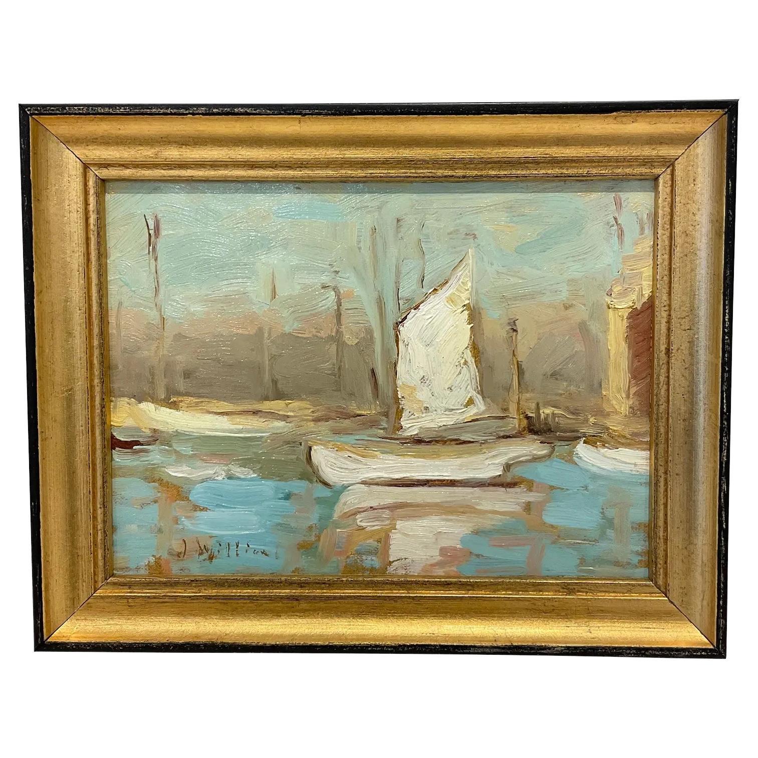 Beached Sailboat Painting by Helen Smith at 1stDibs | helen smith ...