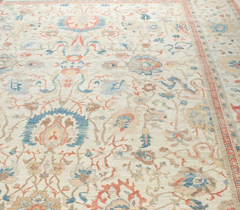 Original Persian Ziegler Sultanabad Rug For Sale at 1stDibs