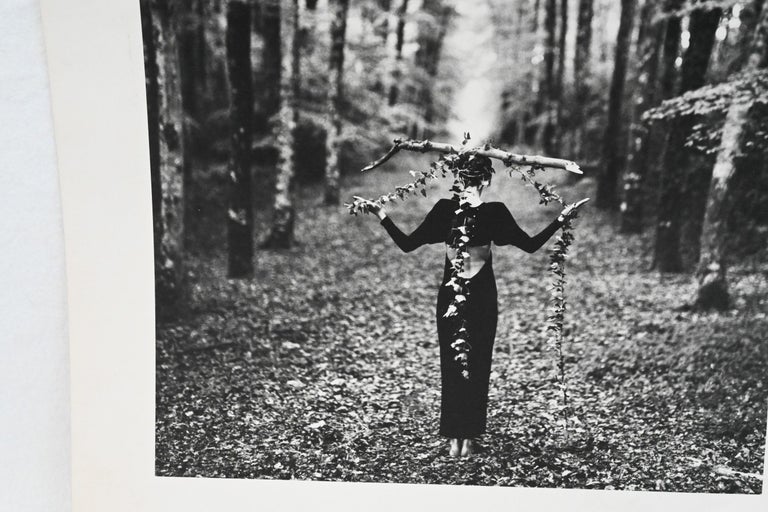 Original photograph of model in the woods by Bruce Weber for Karl ...