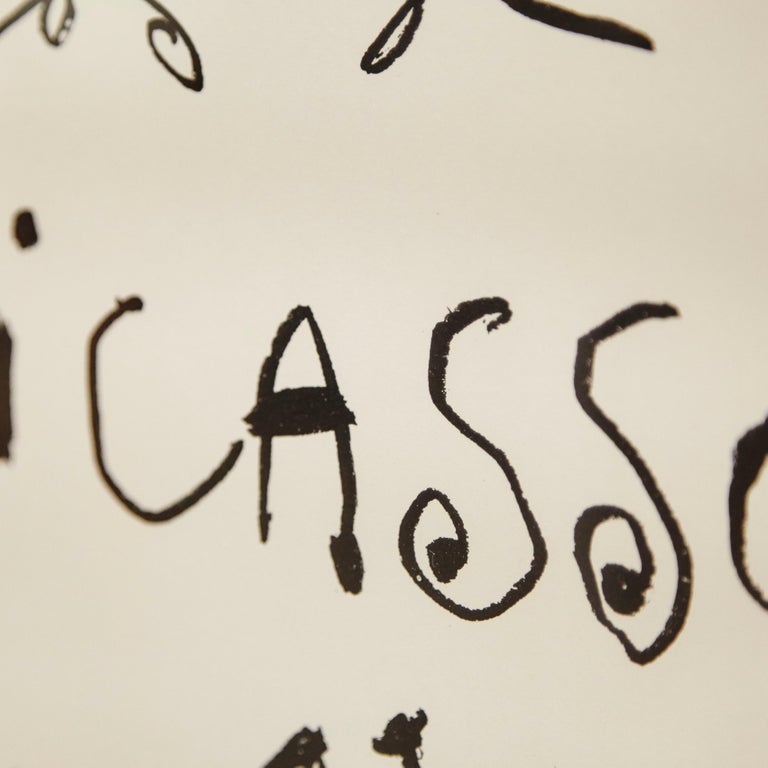 Original Picasso Lithography, Drawings Exhibition, 1961 at 1stDibs
