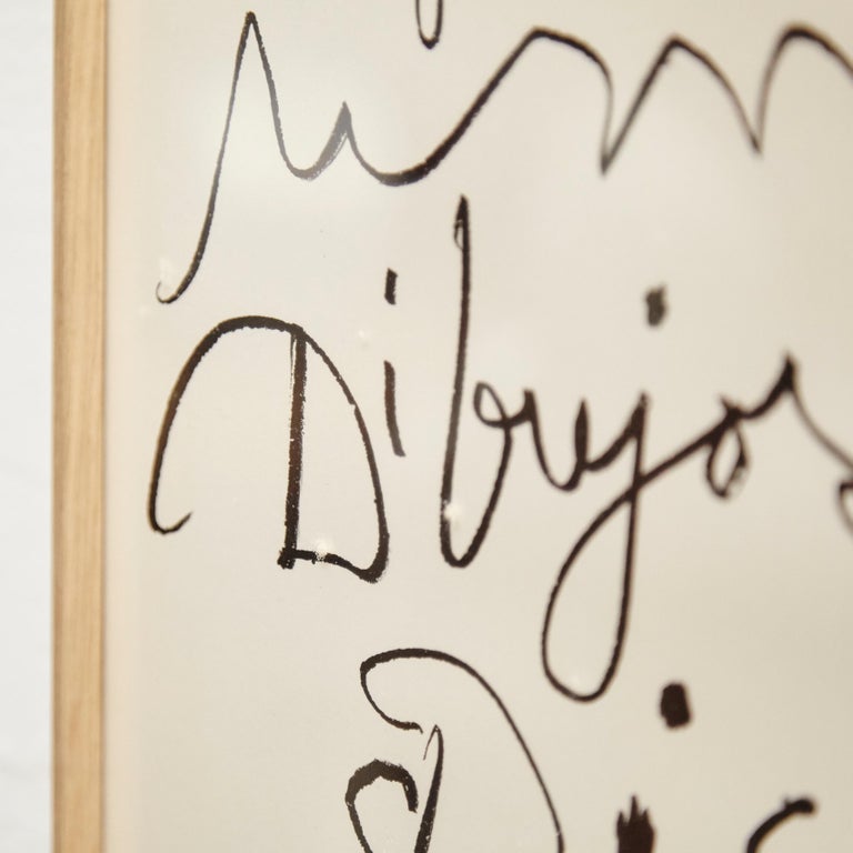 Original Picasso Lithography, Drawings Exhibition, 1961 at 1stDibs